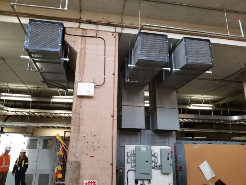 Bridge River and Seven Mile Arc Flash Ducting - EnFlux Engineering Ltd.